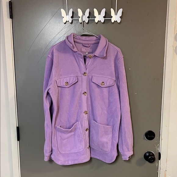 Blank NYC | Jackets & Coats | Blank Nyc Lavender Fleece Jacket | Poshmark